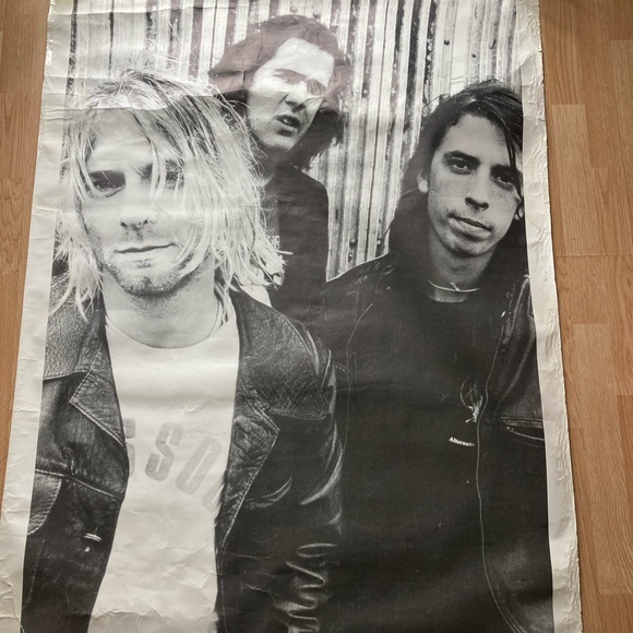 Wall Decor | Large Vintage Nirvana Poster Rare | Poshmark